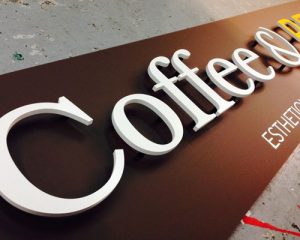 Acrylic Flat Cut Signage - Color Track Printing Center