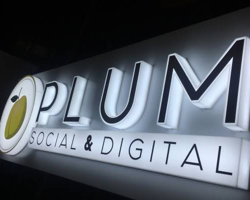 3D LED Backlit Signage - Color Track Printing Center