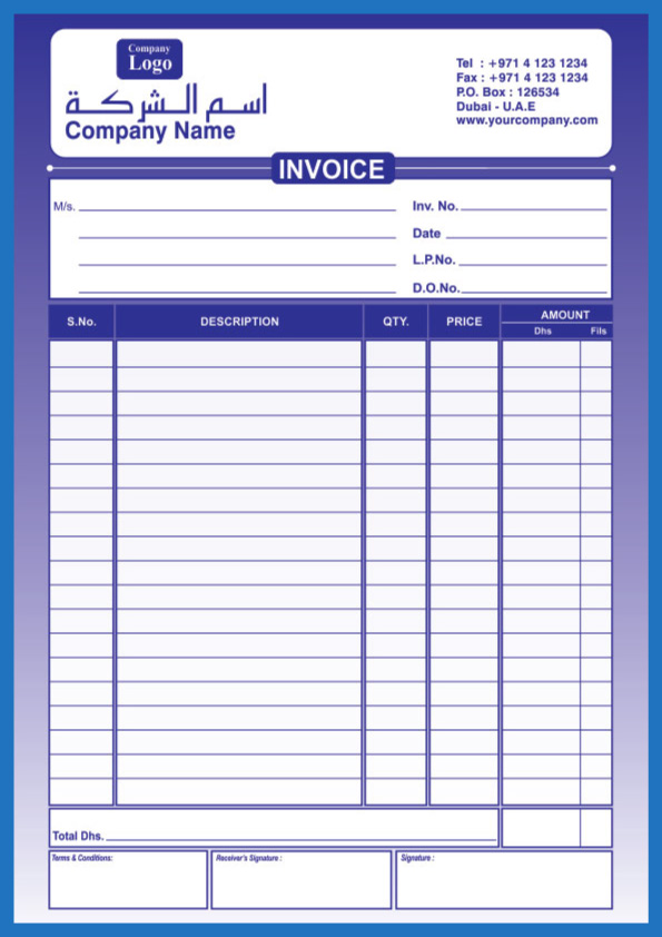 Invoice Books - Color Track Printing Center