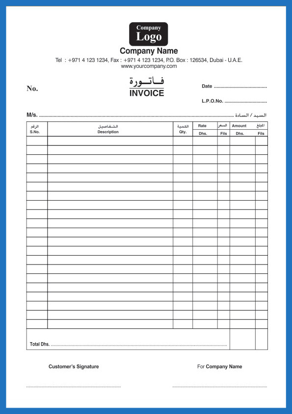 Invoice Books - Color Track Printing Center